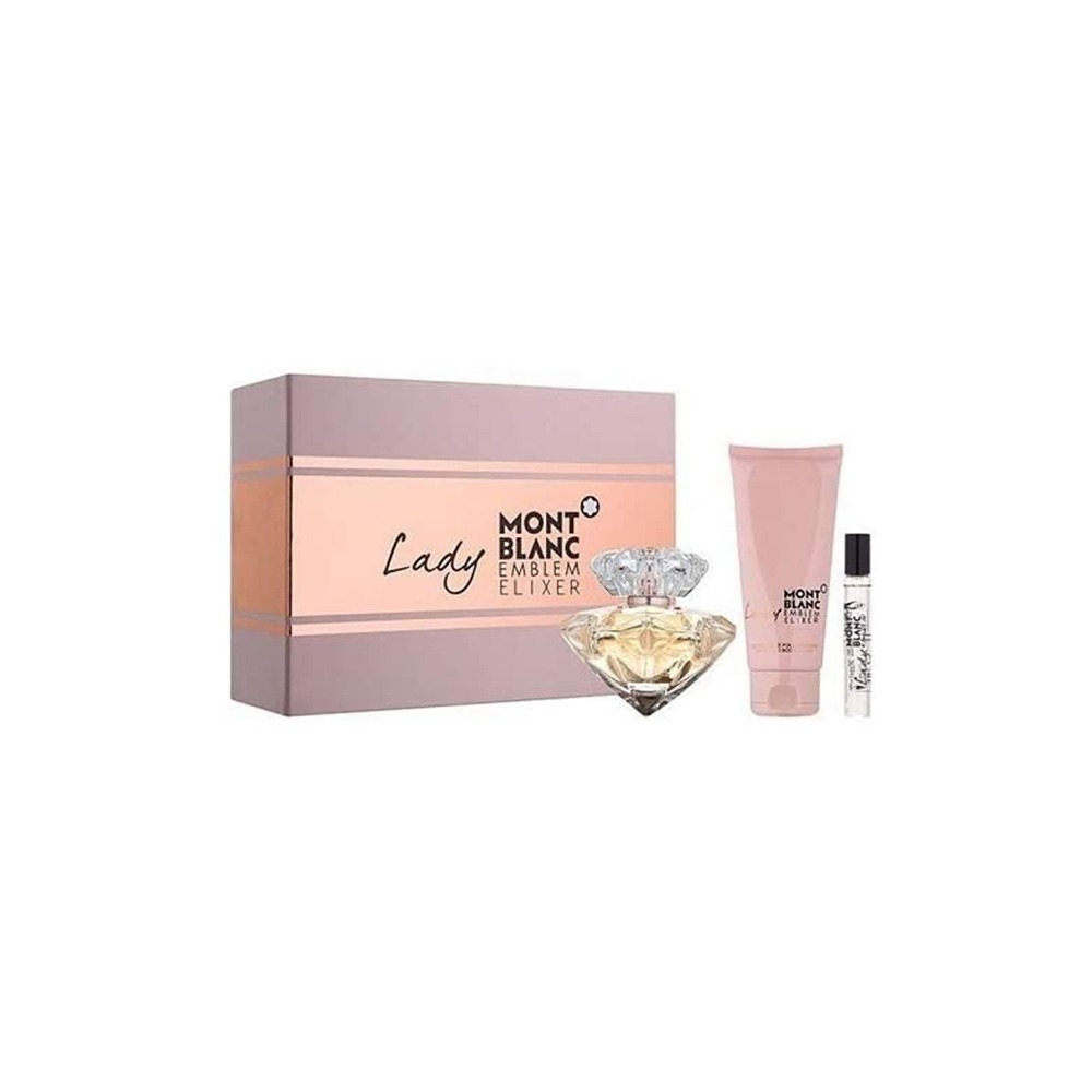 Mont Blanc Emblem Lady Elixir Set 75ml EDP + 100ml Body Lotion + 7,5ml ...