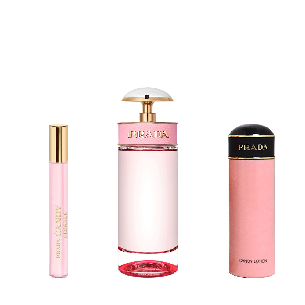Prada Candy Florale Set 80ml EDT + 75ml Body Lotion + 7ml EDT | MiST ...