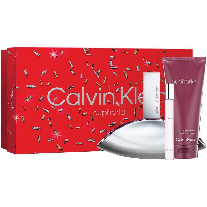 Calvin Klein Euphoria Set 100 ml edp + 10 ml edp + 200 ml losion — MiST ...